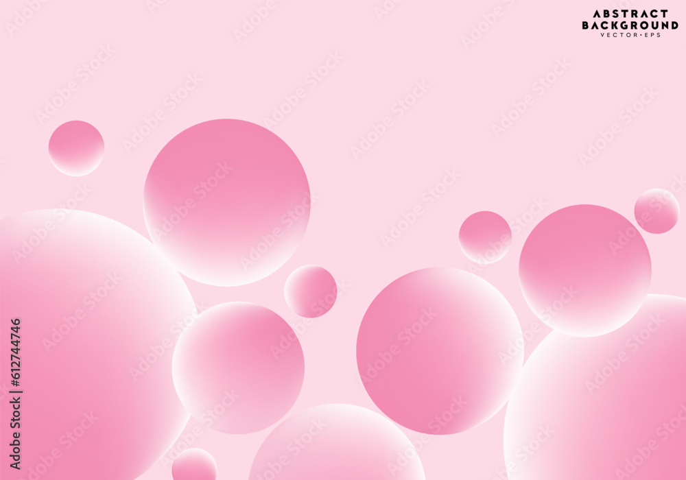 sphere with gradient pink planet science theme background for ...