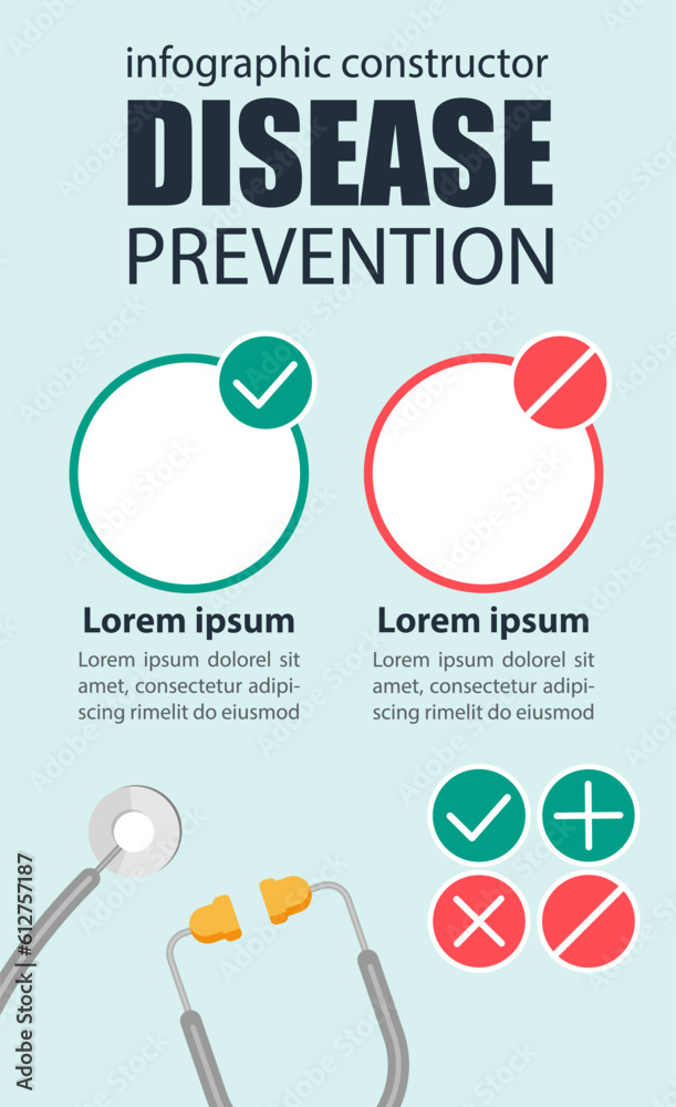 Regular checkups importance infographic chart design element set ...