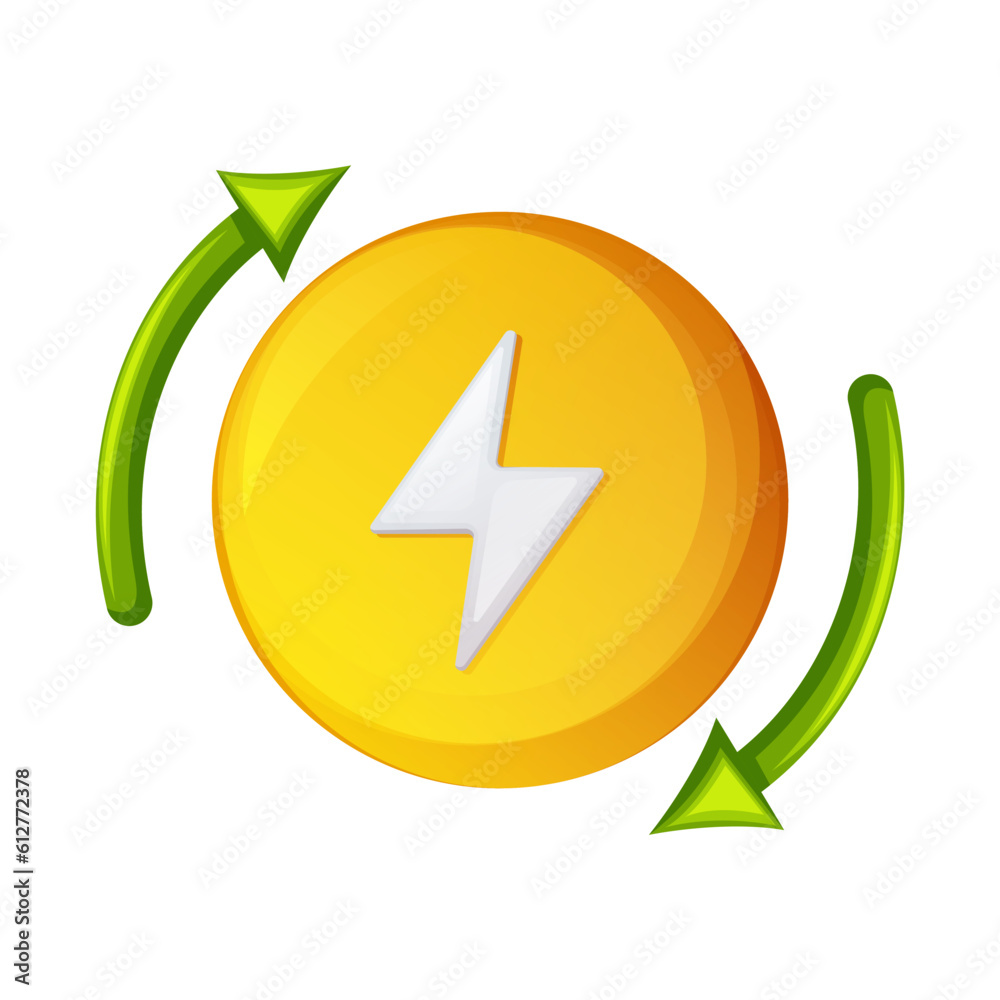 The sun as a symbol of a renewable energy source. Concept of zero ...