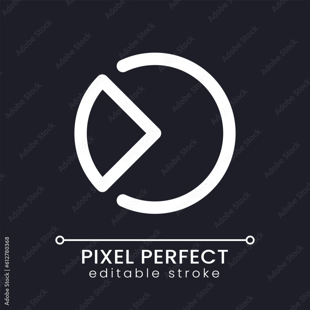 Segment Chart Pixel Perfect White Linear Ui Icon For Dark Theme Online 