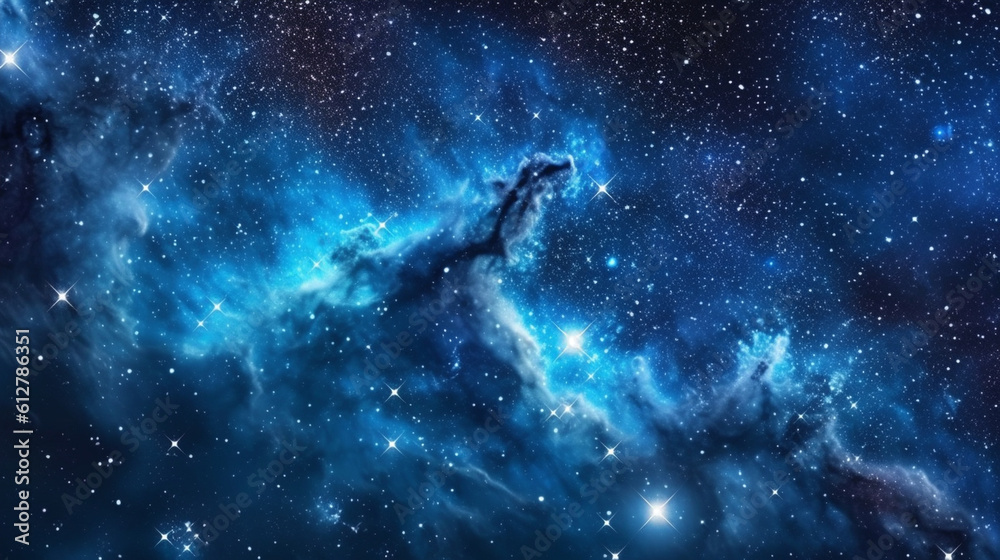 A mesmerizing view of the Pleiades star cluster, also known as the ...