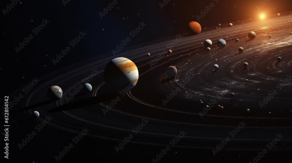 Solar System. Planets of Solar System. Planets. Made With Generative AI ...