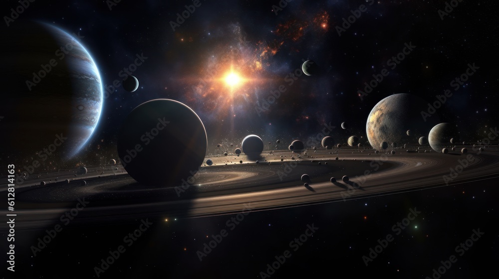 Solar System. Planets of Solar System. Planets. Made With Generative AI ...