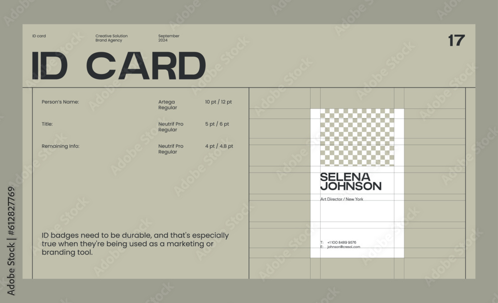 Brand identity guideline template to create visual identity of your ...