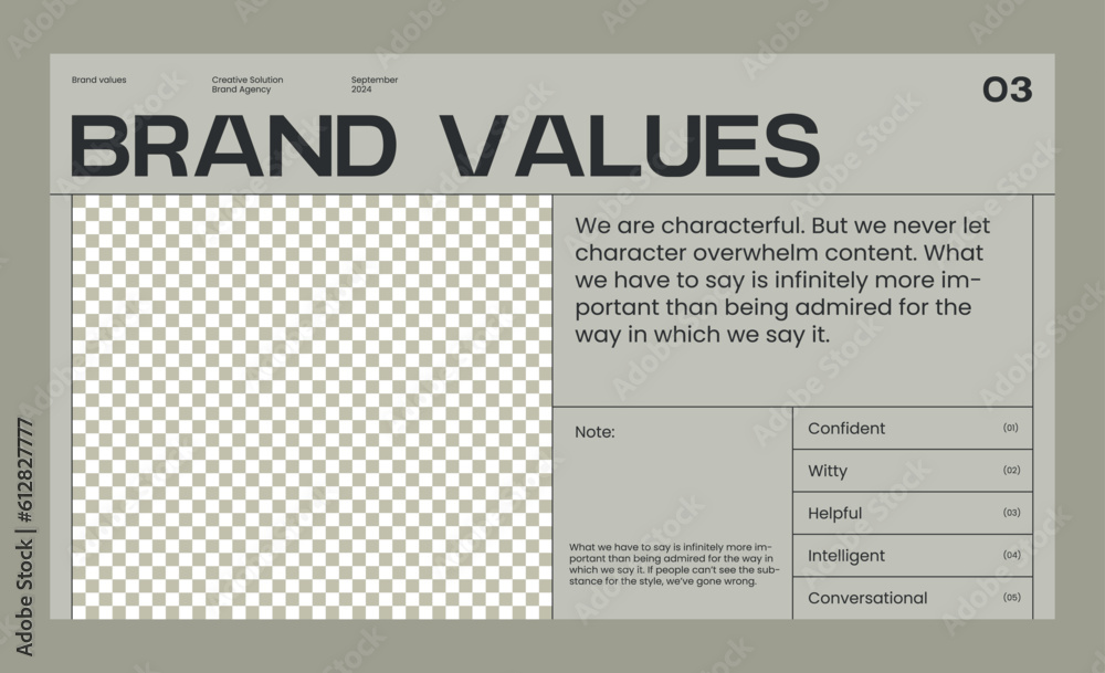 Vetor de Brand identity guideline template to create visual identity of ...