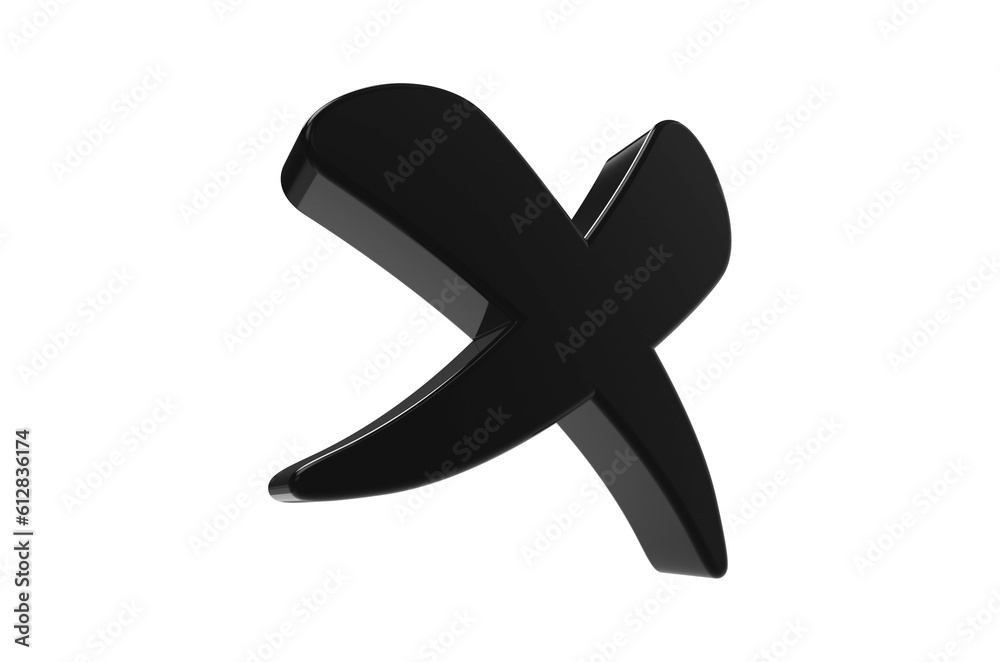 Cross Mark isolated on transparent background Stock Illustration ...