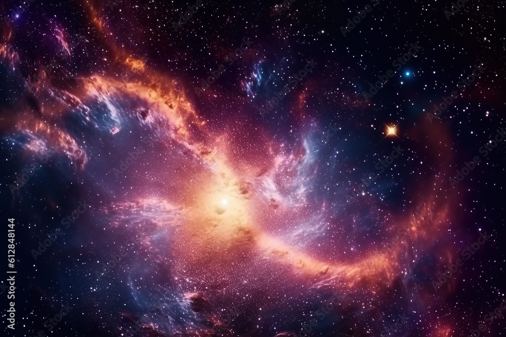 stars and galaxies in outer space, the beauty of space exploration ...