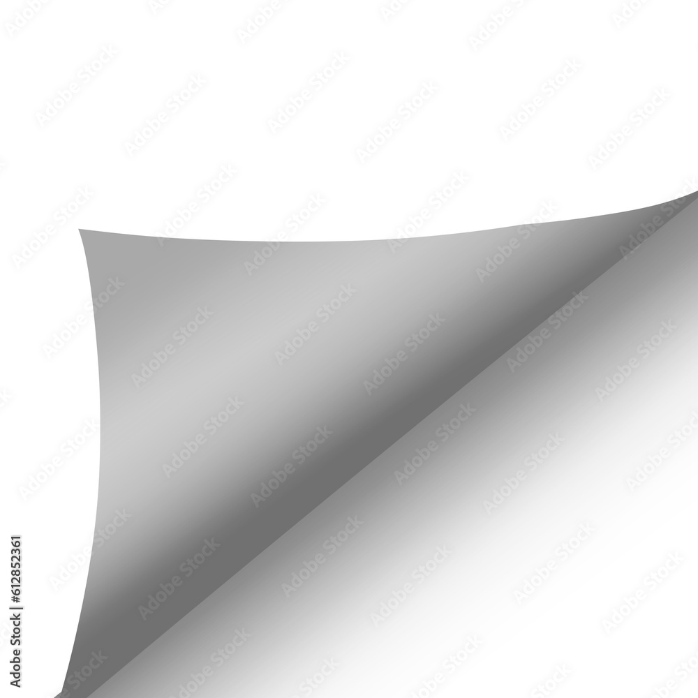 paper corner roll illustration Stock Illustration | Adobe Stock