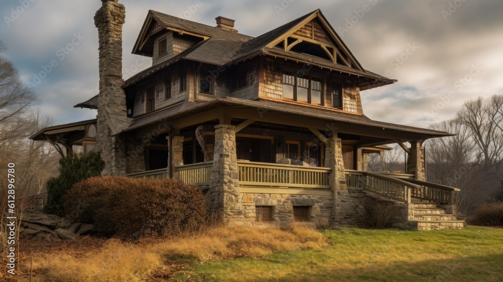 Home architecture design in Colonial Style with Symmetrical facade ...
