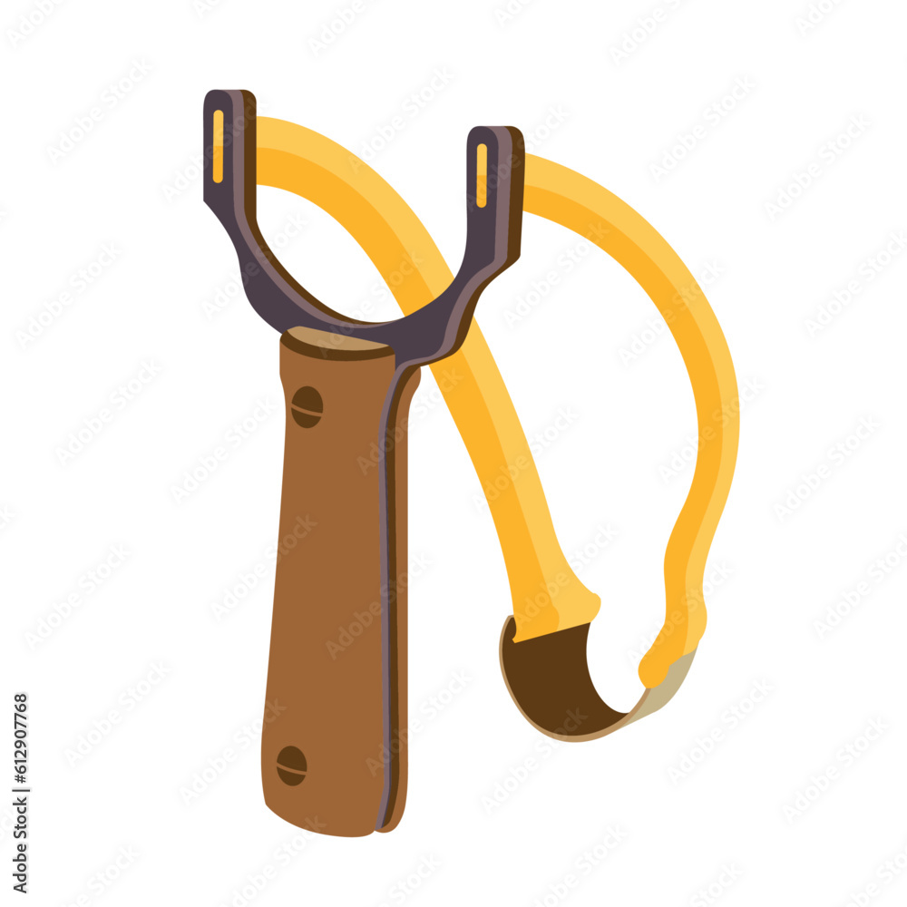 Professional Slingshot Sling shot Catapult Bow vector illustration ...