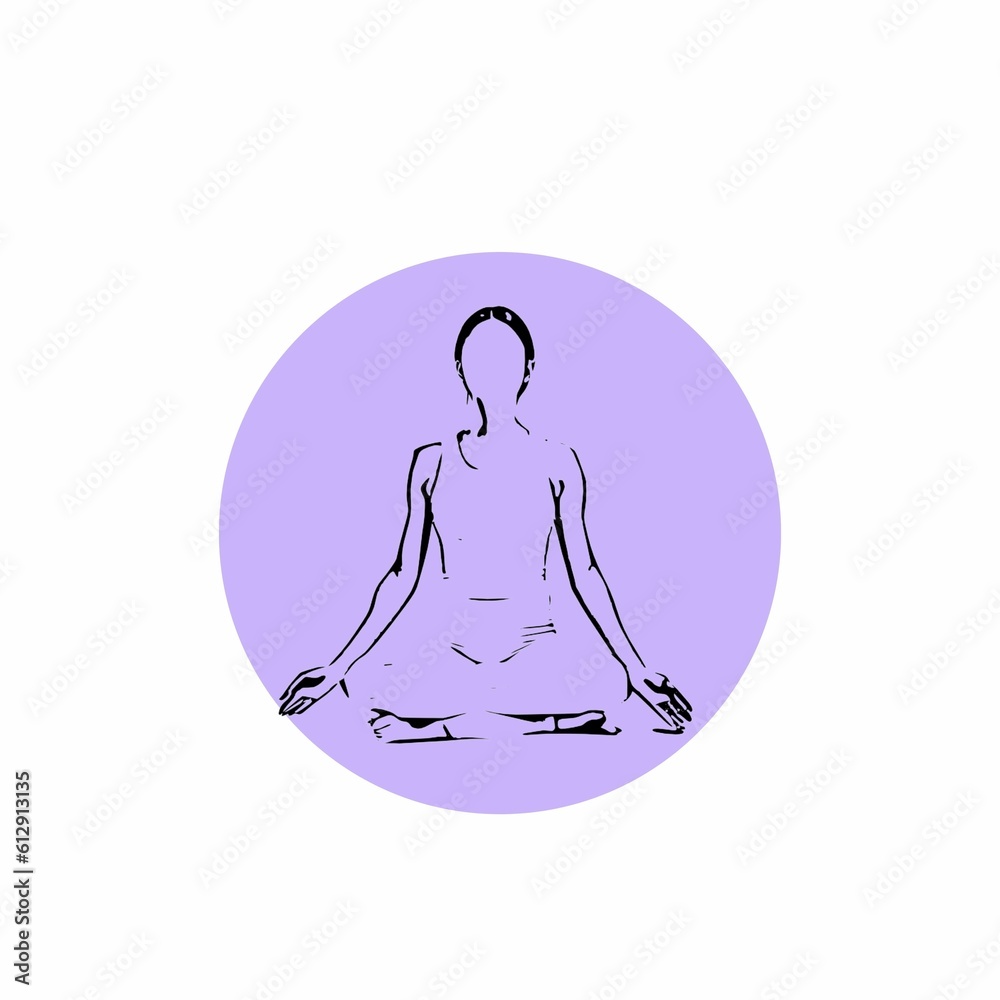Yoga Pose, Yoga Poses Clipart, Exercise Pose, Meditation Pose ...