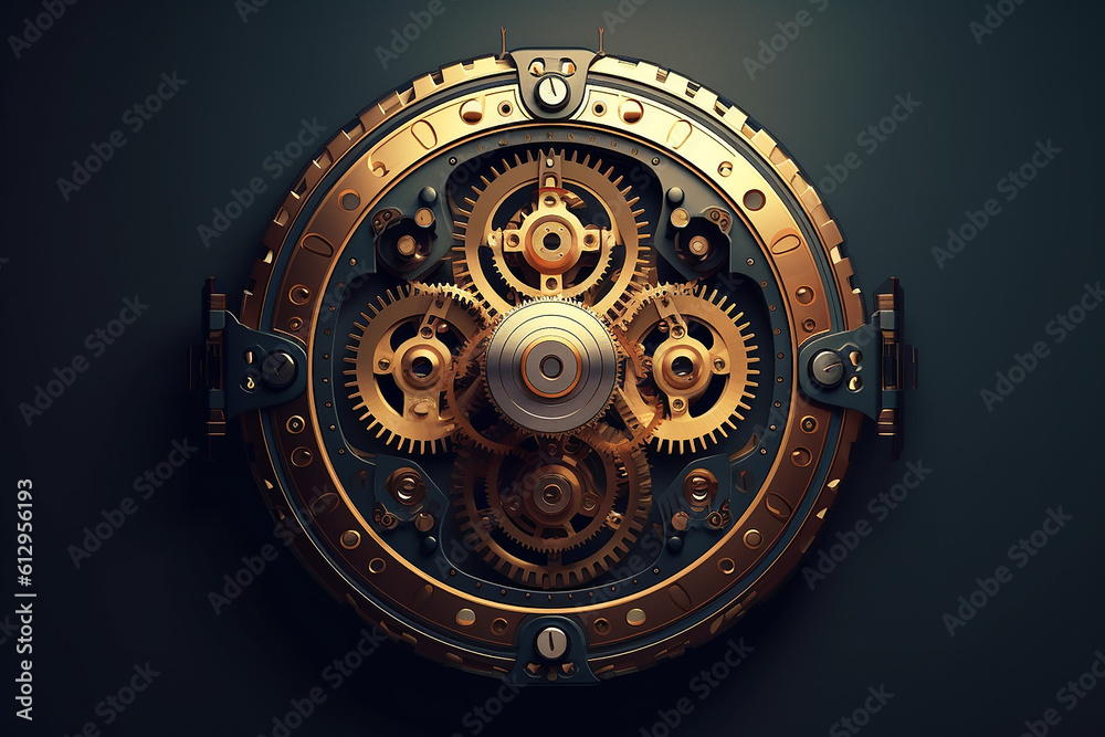 Complexity and elegance of a keyhole's internal mechanism, Generated ...