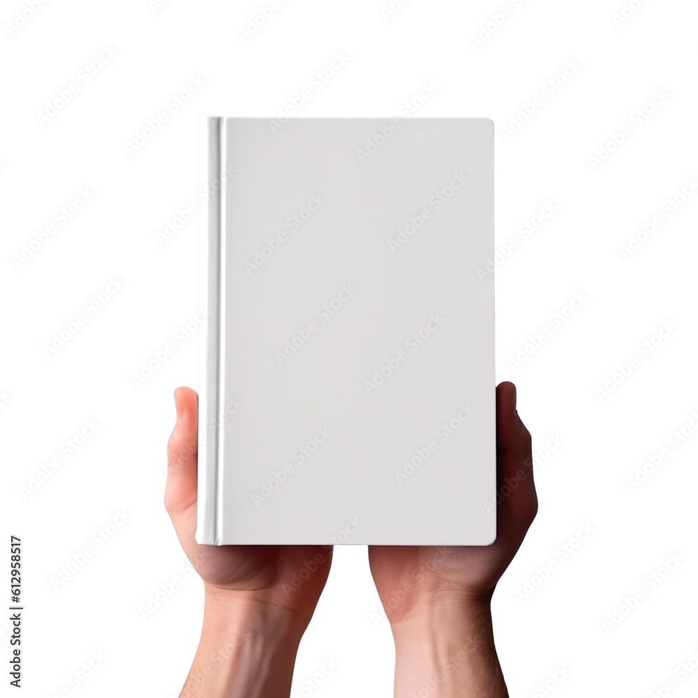 hold book mockup background isolated Stock Illustration | Adobe Stock