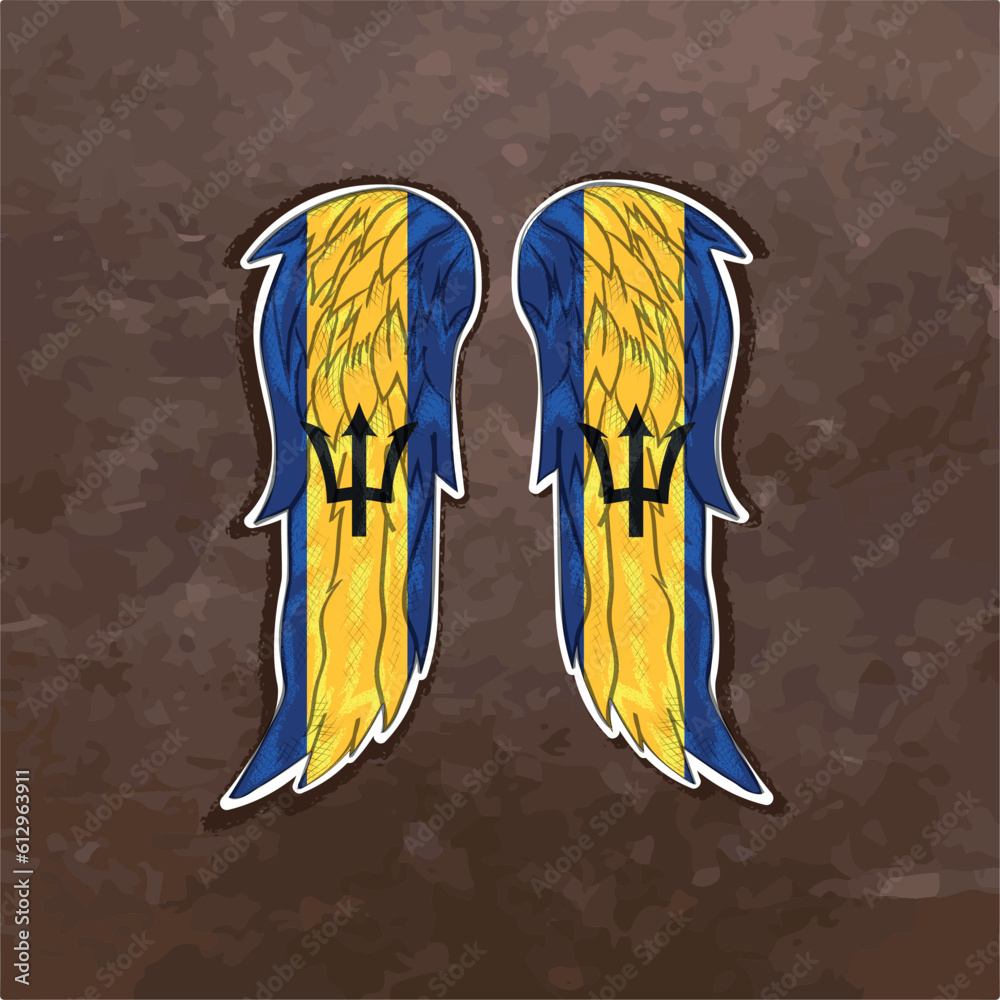 Unleash your creativity with our dynamic vector file featuring wings in ...