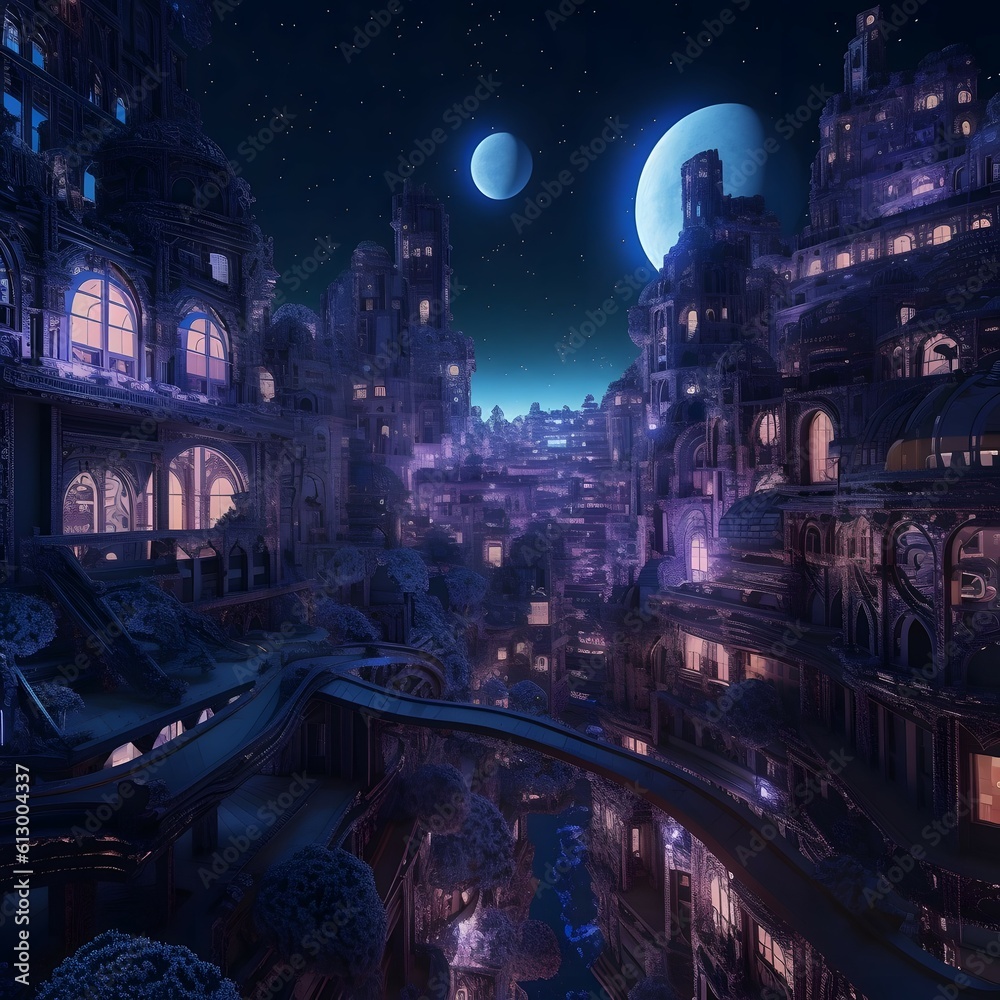 Ilustrace „8k realistic 8k, 3d fractal highly detailed, high definition ...