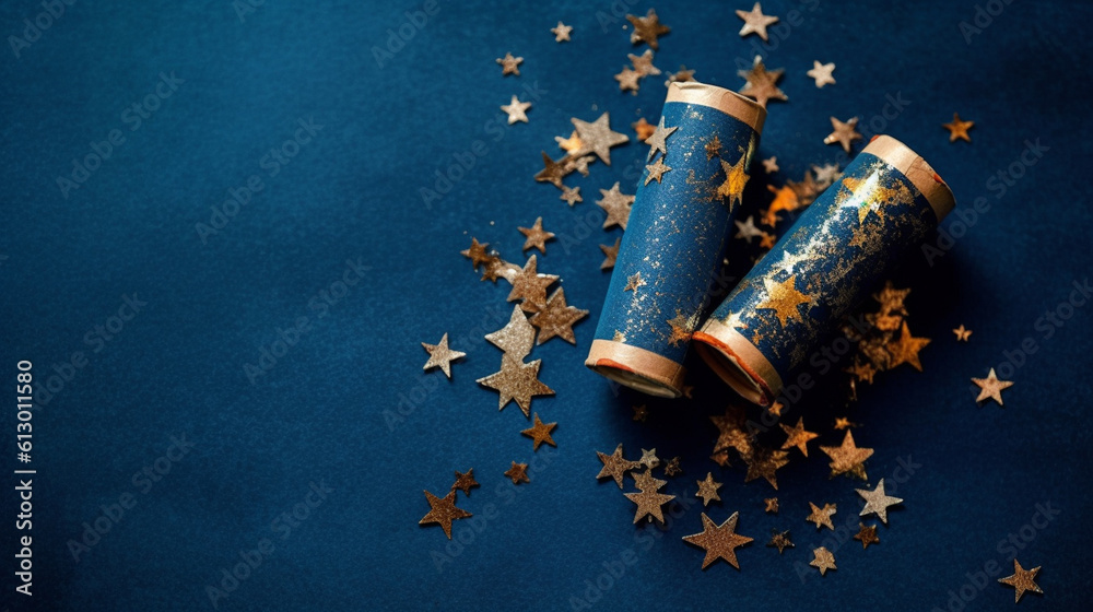 Gorgeous Luxury Wrapped Fourth of July Firecrackers Flat Lay with ...