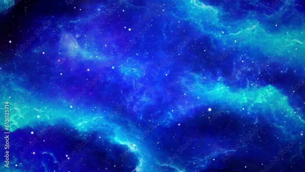 Flawless spiraled repetitious vitality flight through deep space ...