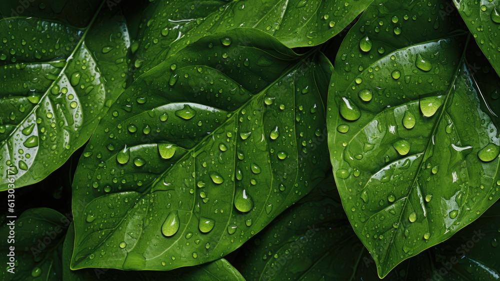 Background of Simple Leaf , HD, Decorate with water drops, Background ...