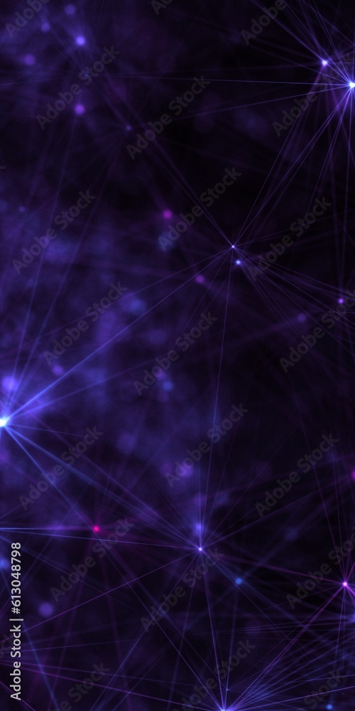 Neon purple gradient vertical web banner background. Fantasy abstract ...