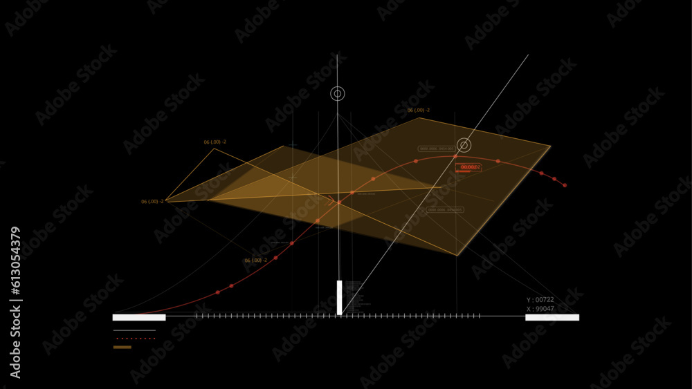 HUD Diagram Infographic Vector Design Stock Vector | Adobe Stock