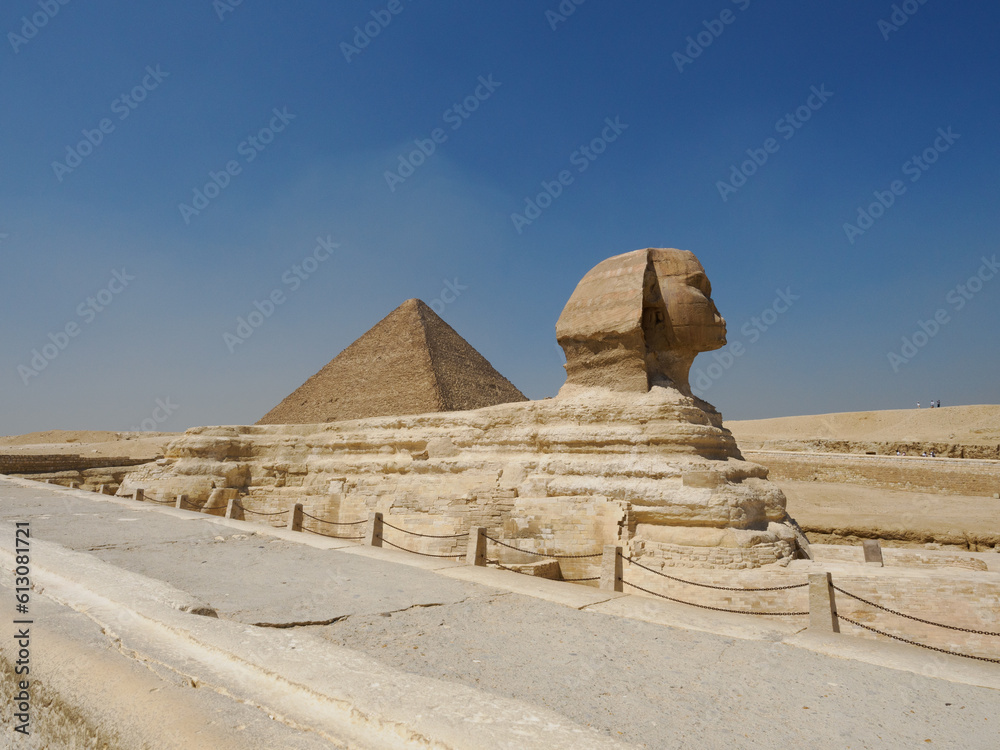 Journey to Ancient Egypt: Exploring Pyramids and Sphinxes in Cai Stock ...