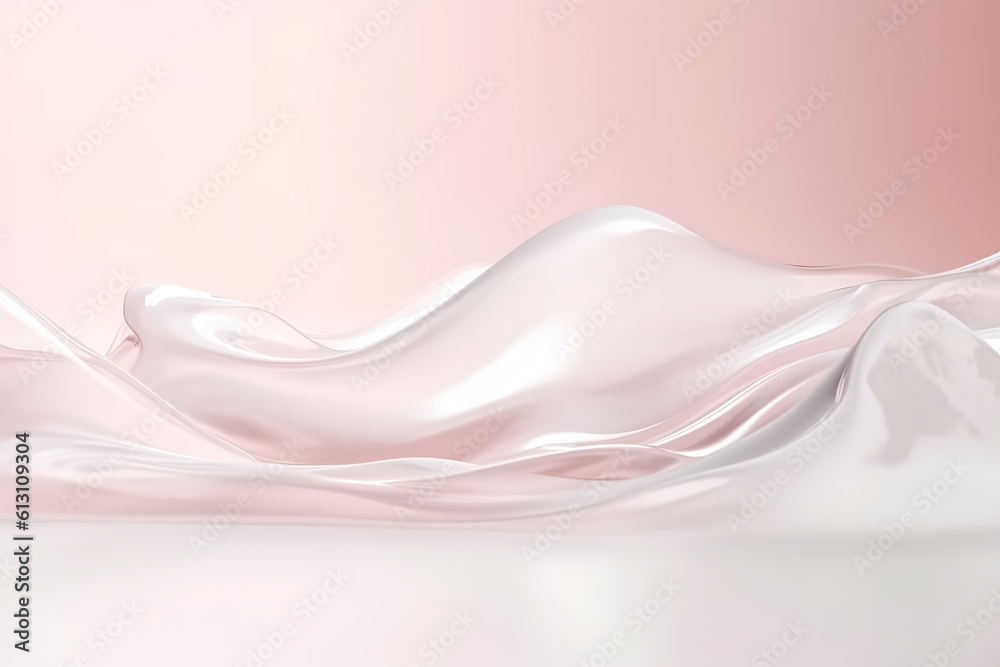 Liquid serum or hyaluronic acid splash on light pastel background Stock ...