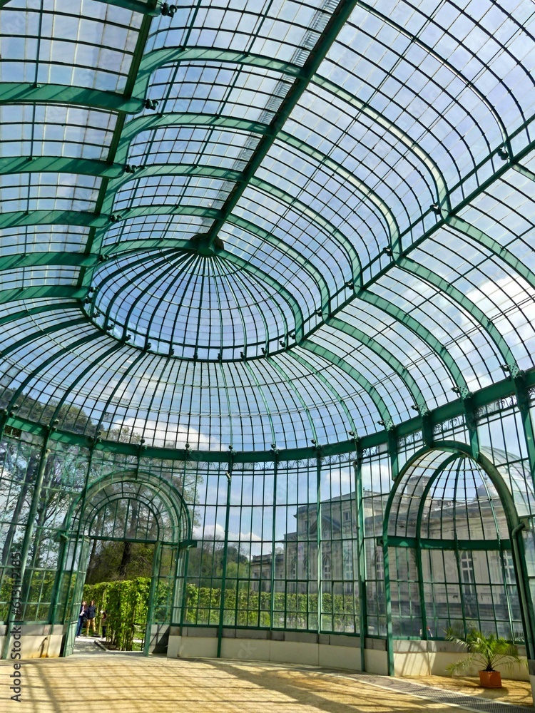Laeken, April 2023 : Visit of the Belgian Royal Greenhouses - View on ...