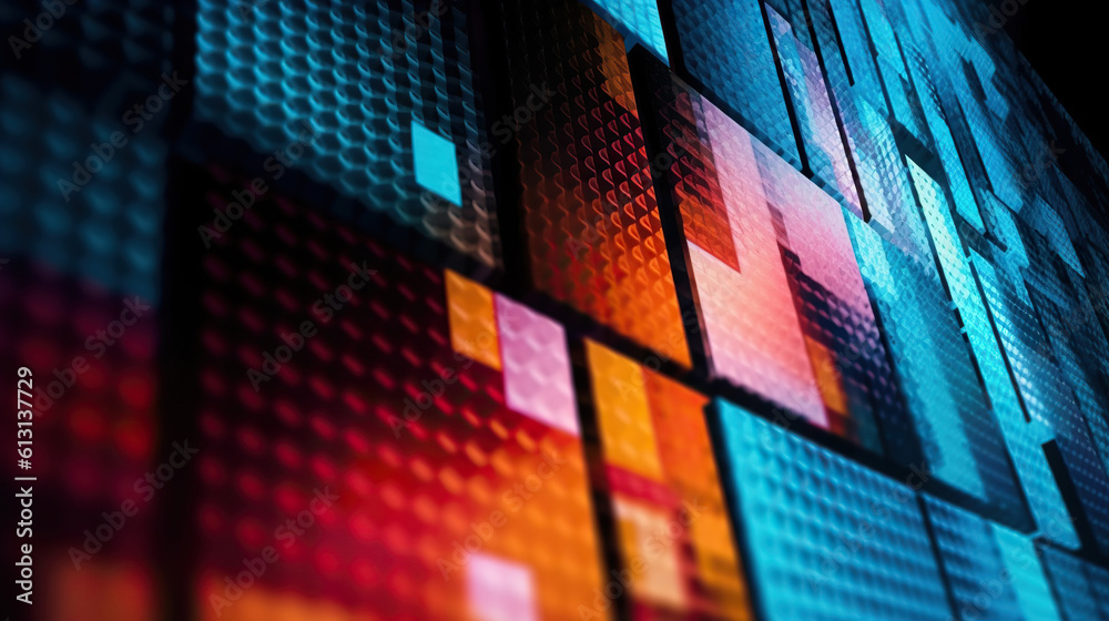 Modern digital abstract 3D background. Can be used in the description ...