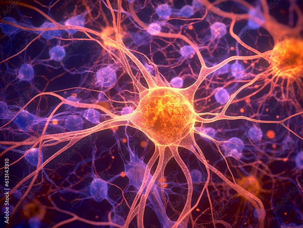 Under A Microscope The Human Brain Reveals A Complex And Intricate Structure Composed Of