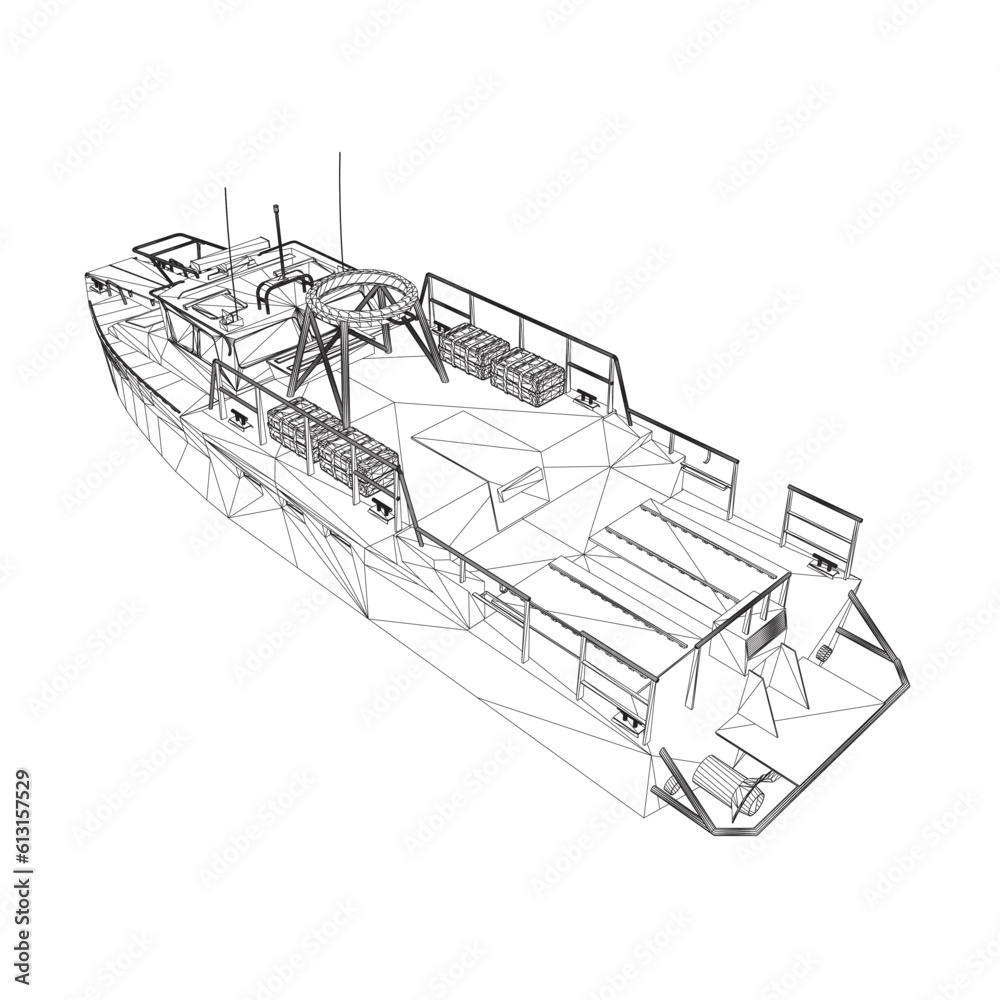 Warship icon wireframe. Military ships and naval vessels. isolated ...