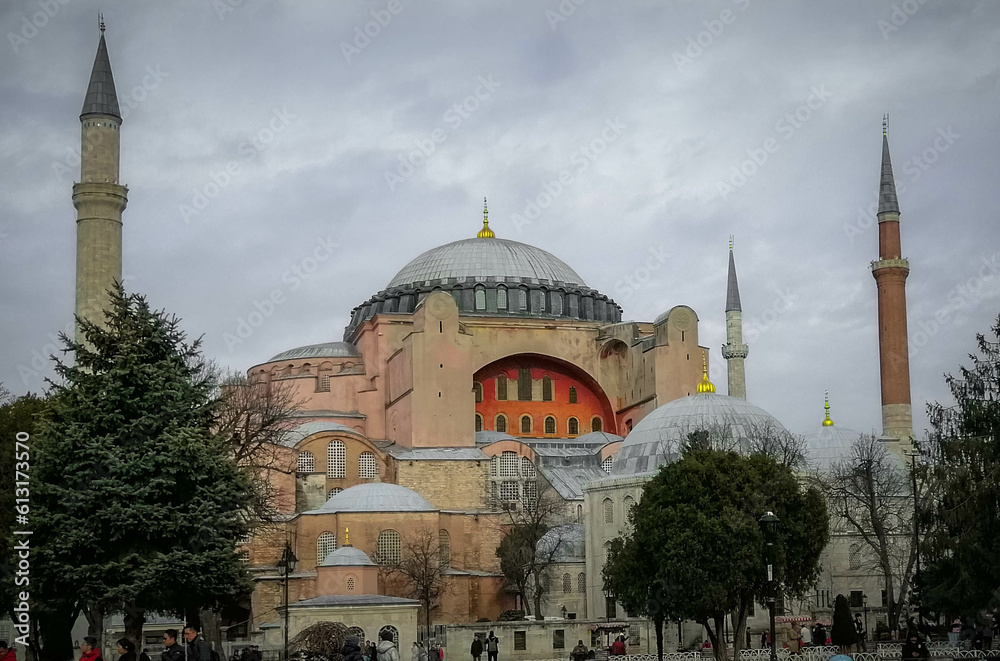 The Hagia Sophia Grand Mosque (Turkish: Ayasofya Kebir Camii ...