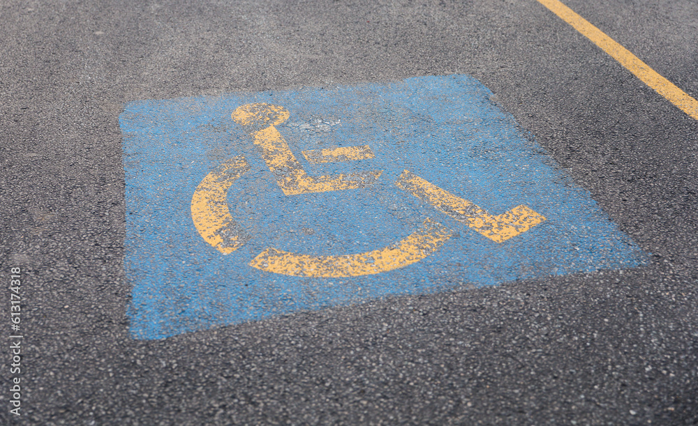 handicap sign represents inclusivity, equal rights, and support for ...