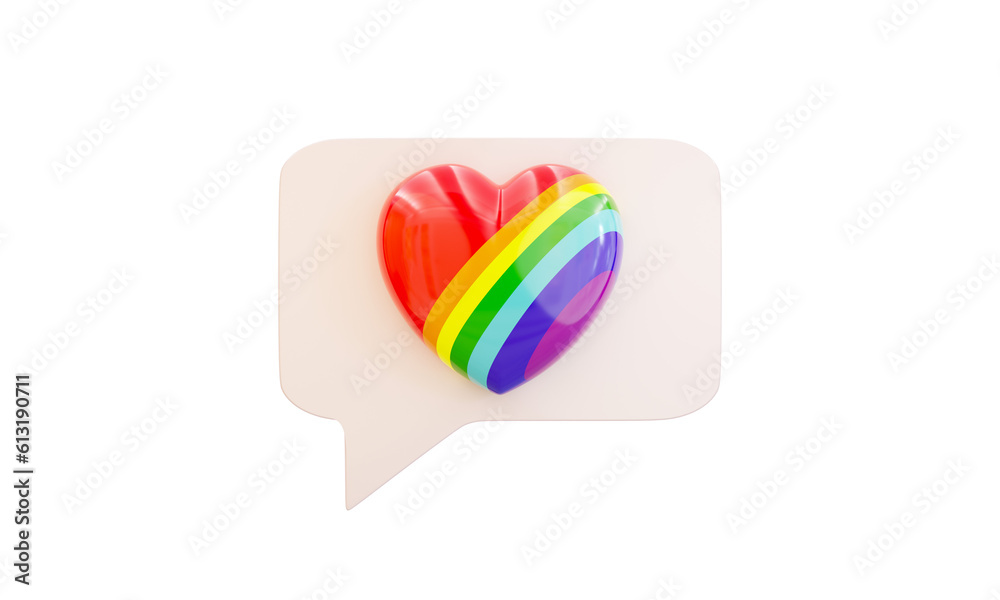 Heart rainbow textbox, heart icon love social media, love icon for ...