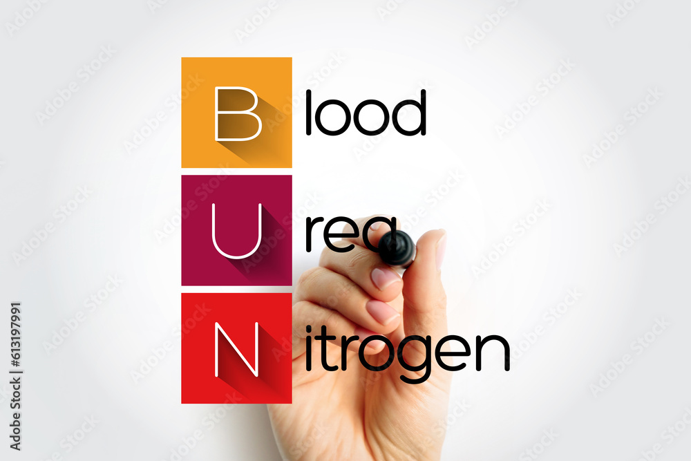 BUN Blood Urea Nitrogen - medical test that measures the amount of urea ...