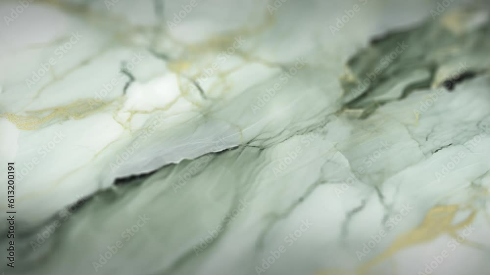 Luxury Green Marble stone background texture. Slow panoramic camera ...