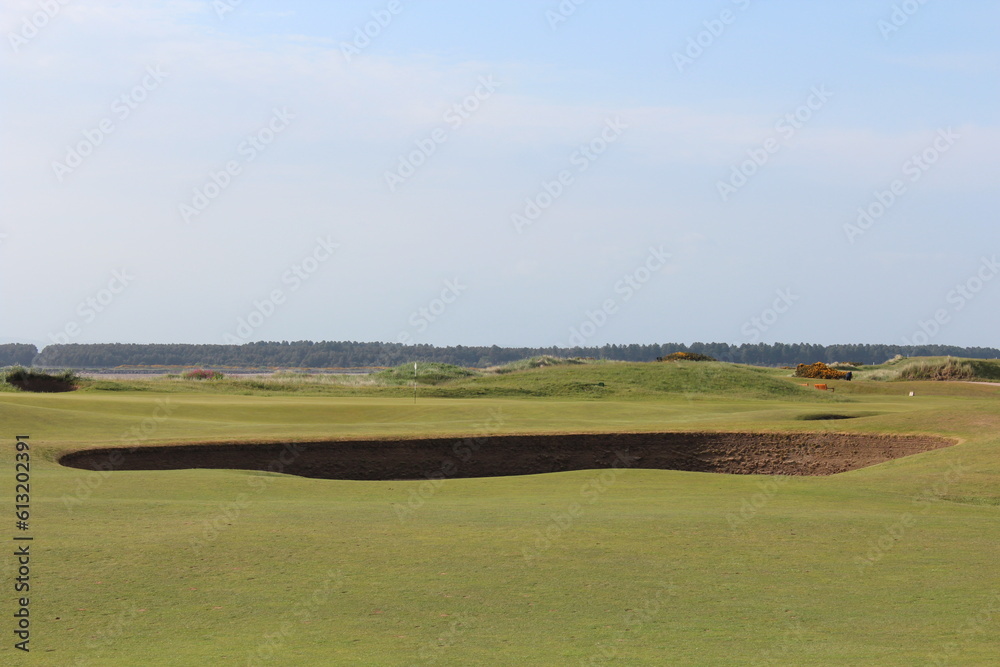 An incredible view of the most famous and historic classic links golf ...