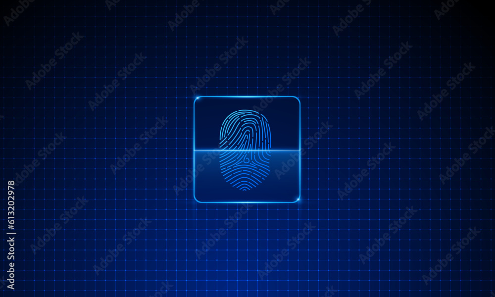 scan fingerprint, Cyber security and password control through ...