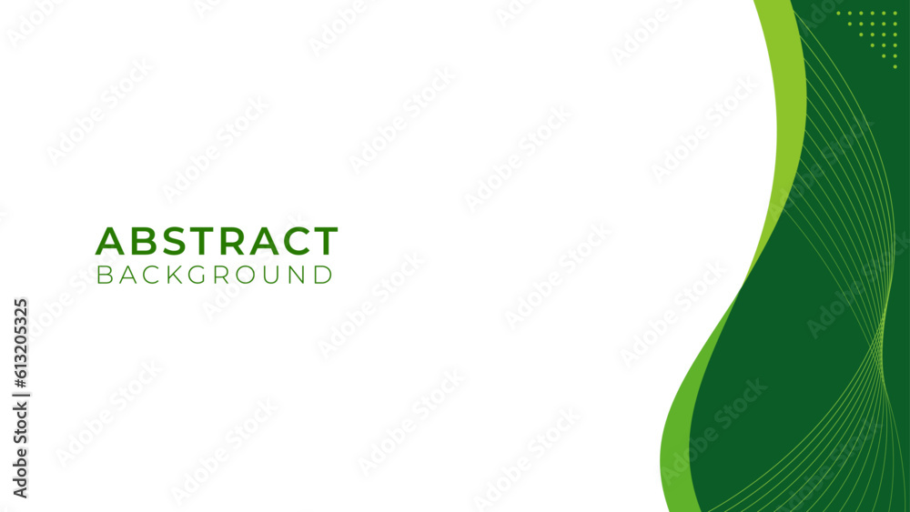 Abstract green banner design. Template Vector Green colors. Background ...