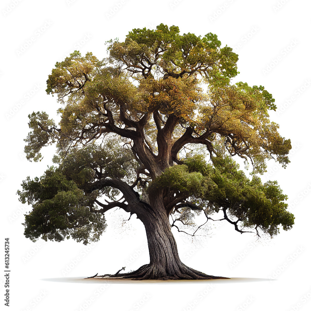 oak tree on transparent background Stock Illustration | Adobe Stock