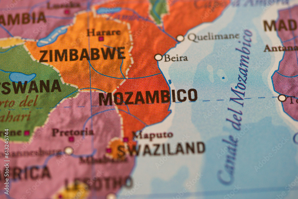 mapa kartografia geografia kraj granice Stock Illustration | Adobe Stock