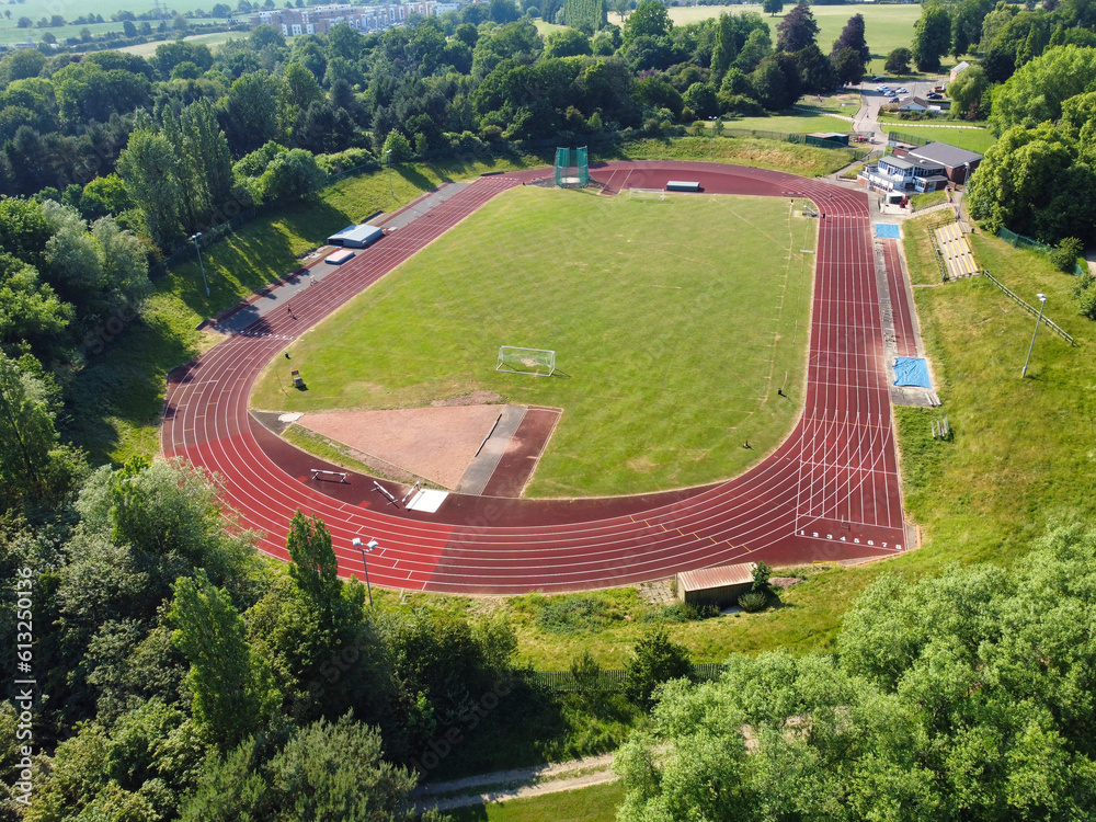 Foto de Aerial Footage of Playground stadium which is Located at ...