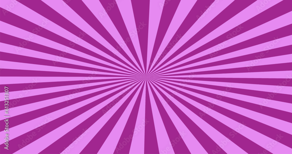 Purple sunburst. Background abstract broad of sunlight. Background rays ...