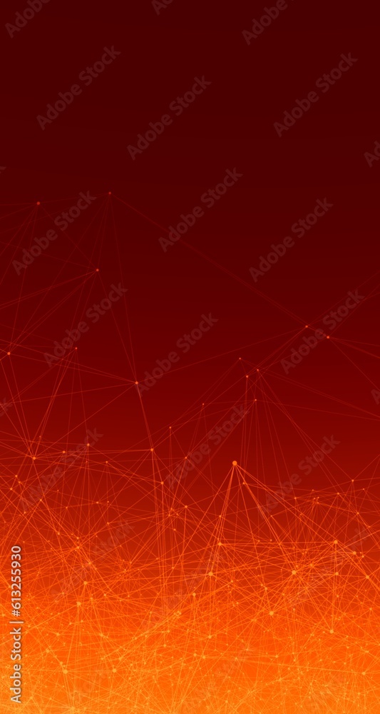 Orange yellow gradient vertical web banner background. Fantasy abstract ...