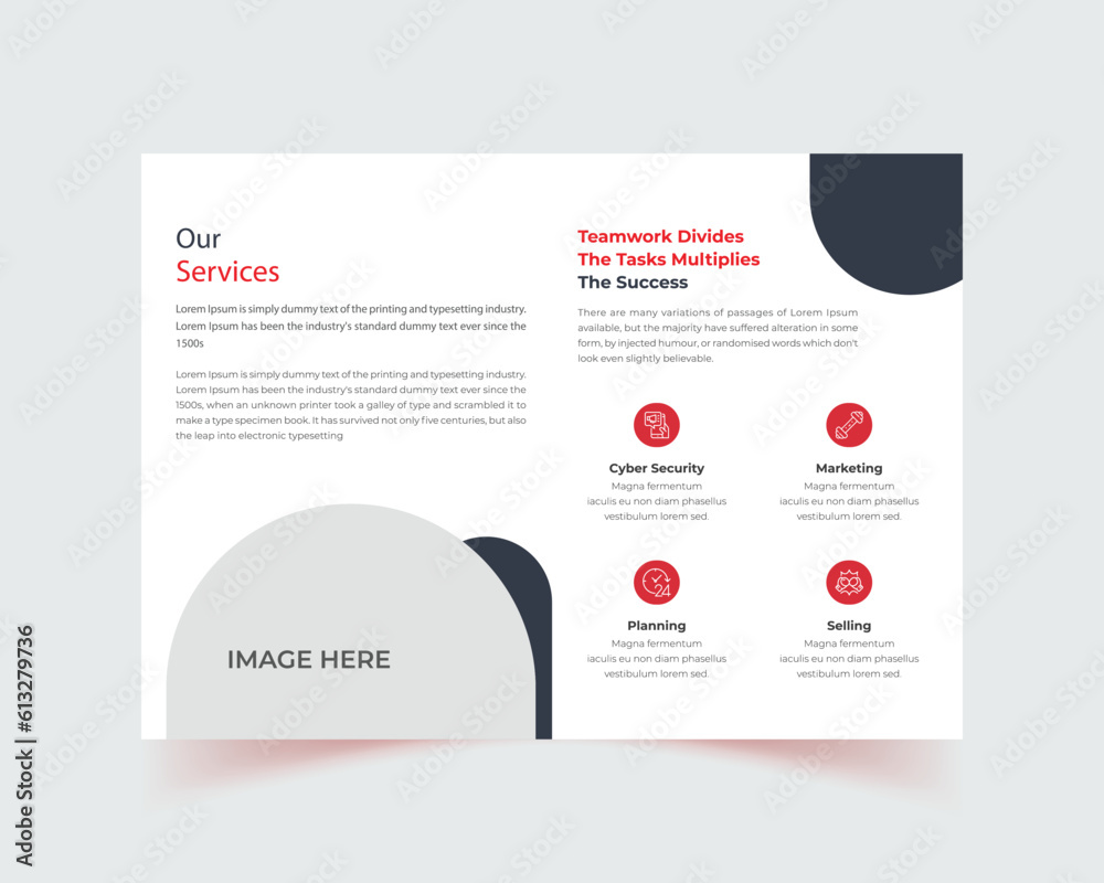 Brochure template layout, booklet business proposal, annual, corporate ...