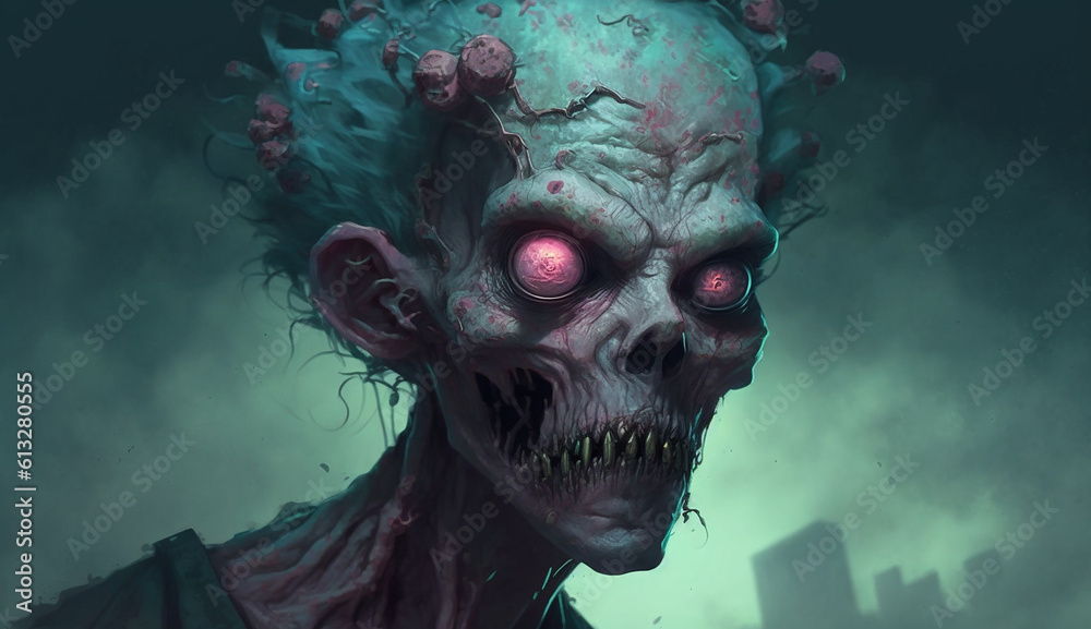 Weirdcore zombies in pastel colors. Created using ai generative. Stock ...