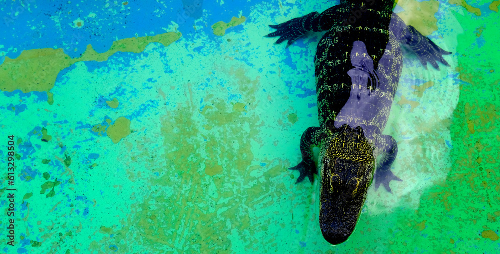 Captive Alligators Details of Teeth and Jaws Powerful Animals Stock ...