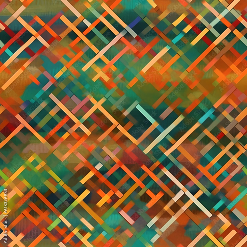 hand painted stylized tartan texture, game texture, stylized, toon ...