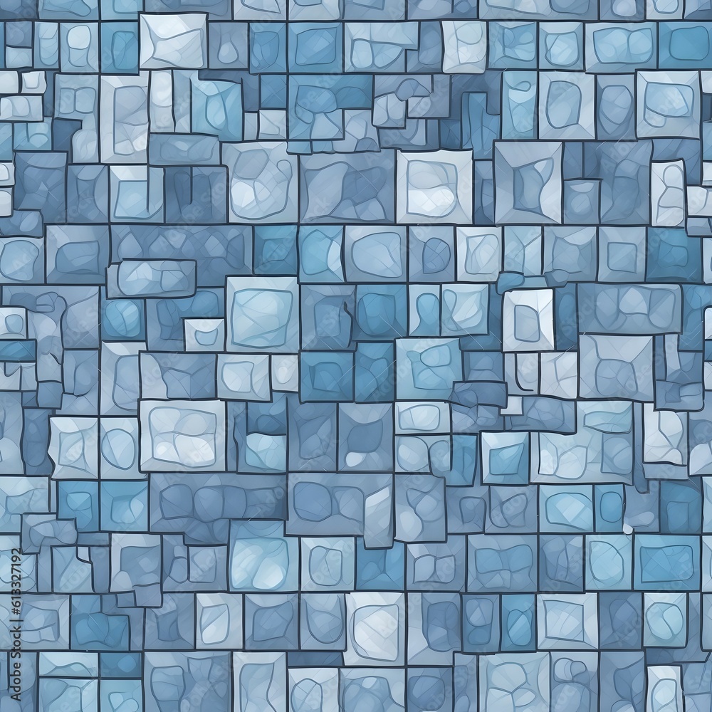 hand painted stylized monochromatic Mosaic texture, game texture ...
