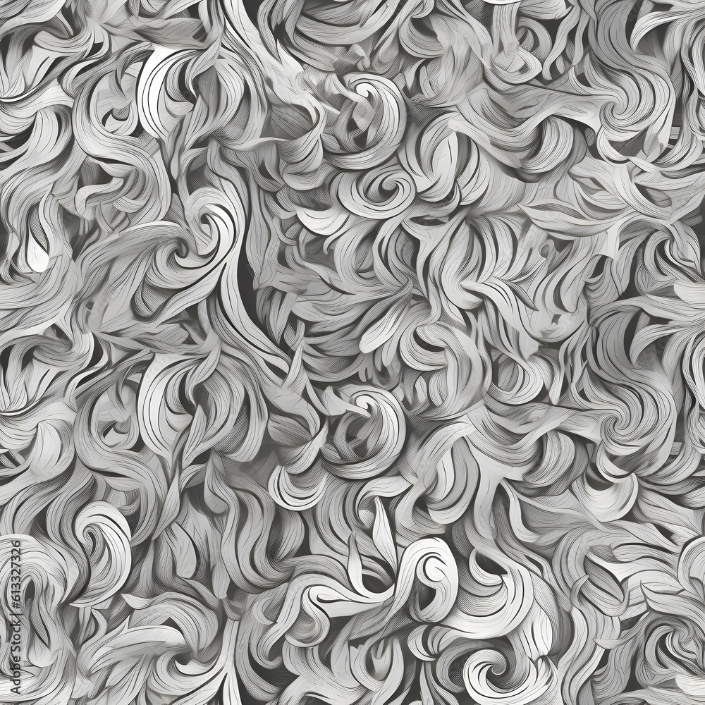 hand painted stylized monochromatic Calligraphy texture, game texture ...