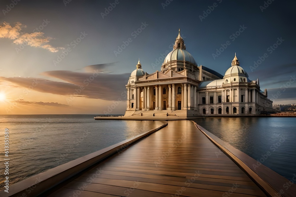 an image of an opera house with its grand exterior, showcasing ...